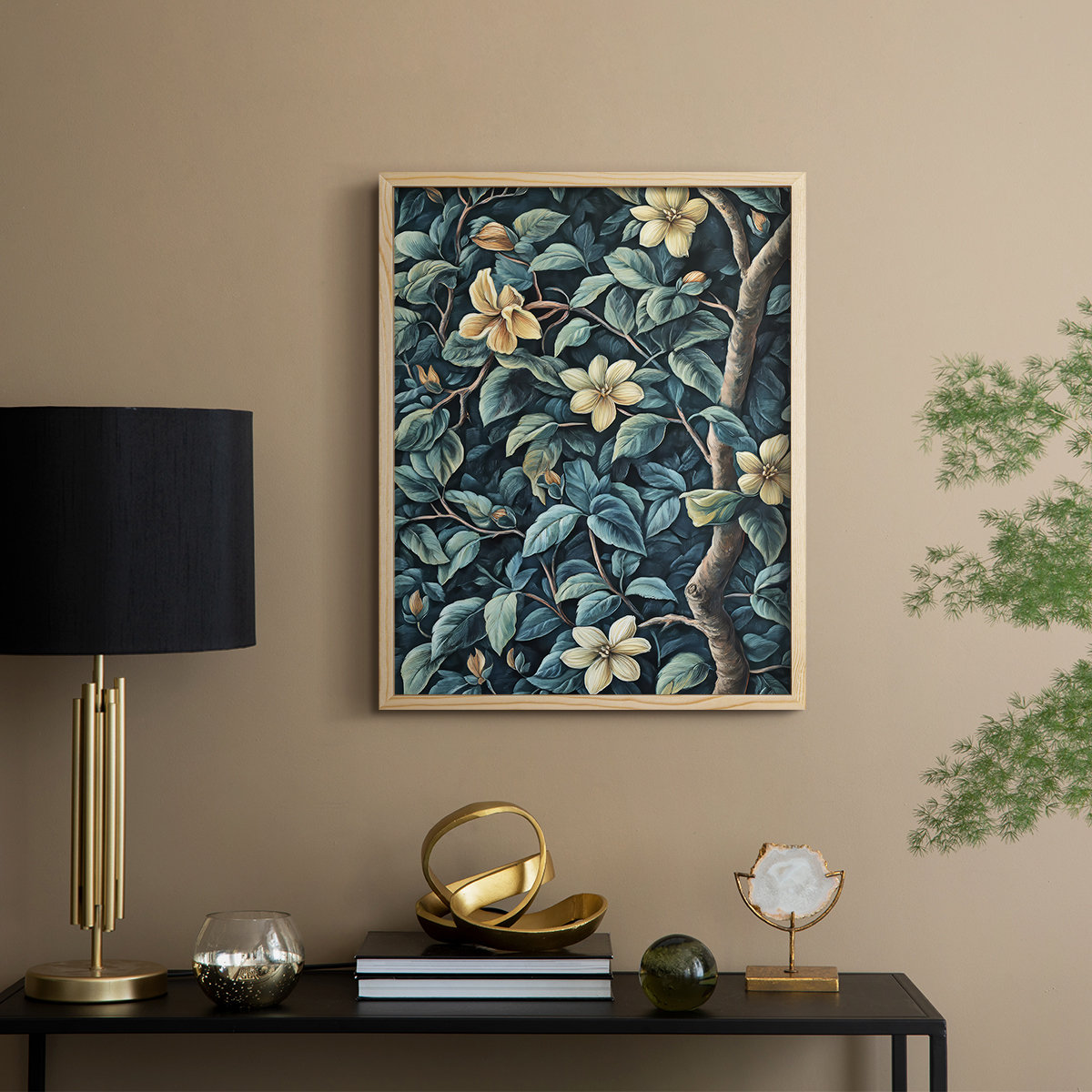 Winston Porter WM MORRIS Series CMXXXI Framed Print - Solid Wood | Wayfair