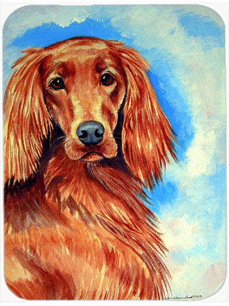 East Urban Home Irish Setter Glass Cutting Board | Wayfair