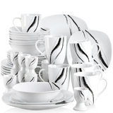 Wayfair | 8 Person White Dinnerware Sets You'll Love in 2024