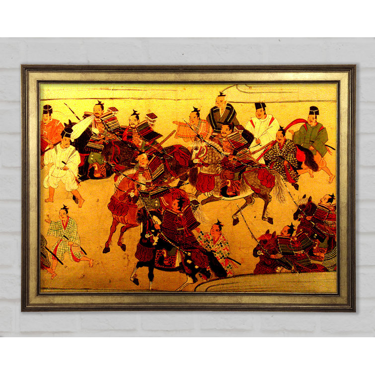 Gracie Oaks Muromachi Samurai Battle - Single Picture Frame Art Prints ...