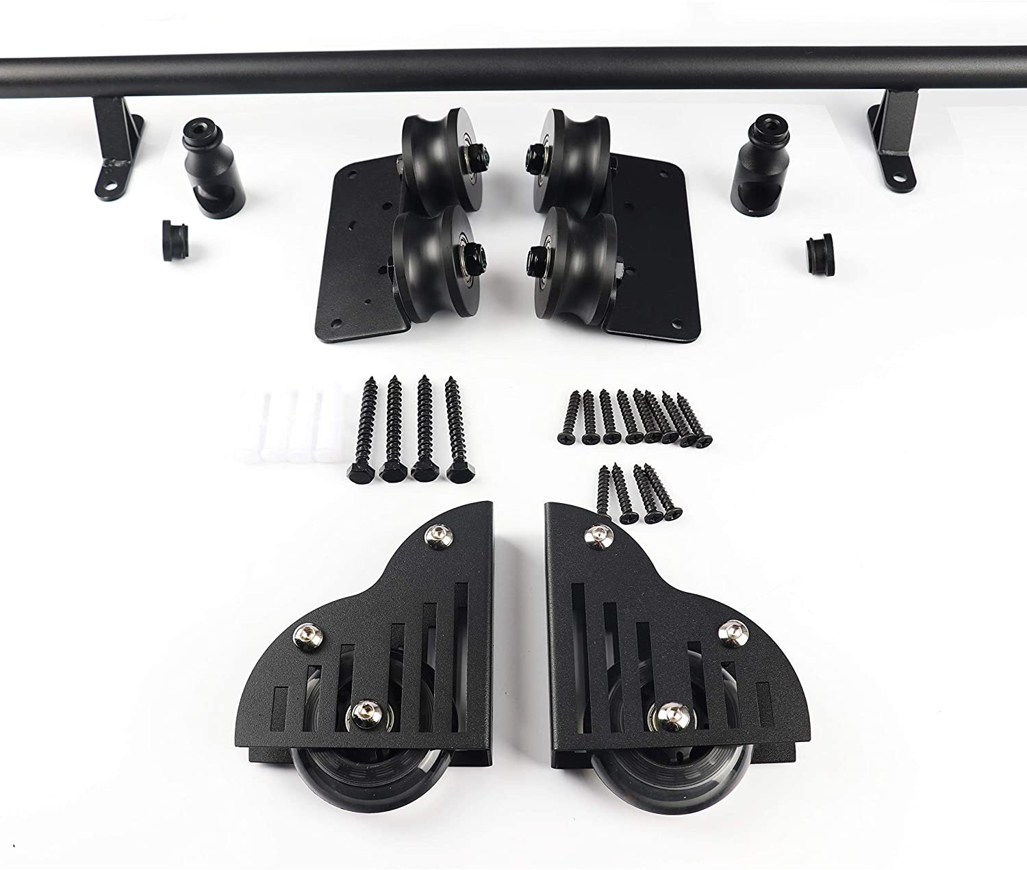 ATT Rolling Library Standard Single Track Barn Door Hardware Kit | Wayfair