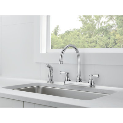 Peerless Elmhurst Kitchen Faucet with Side Spray | Wayfair