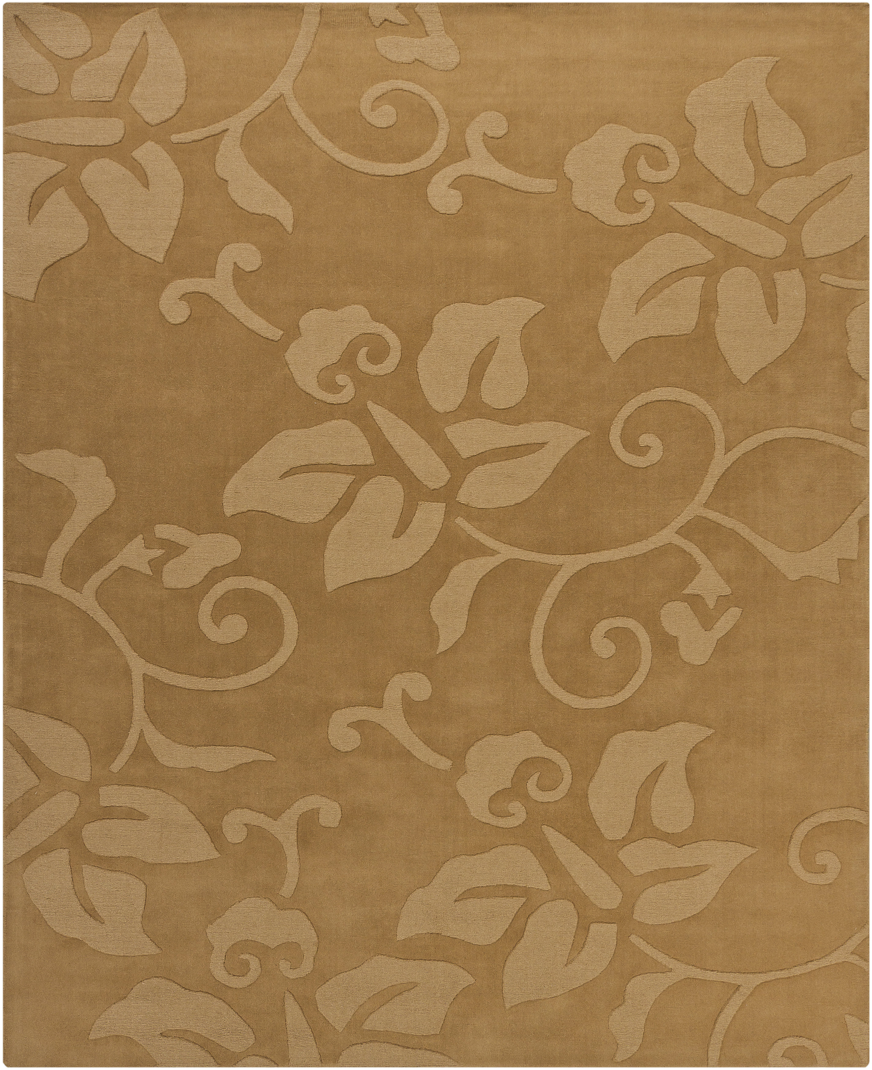 Lark Manor Ty Tan Floral Area Rug - Wayfair Canada
