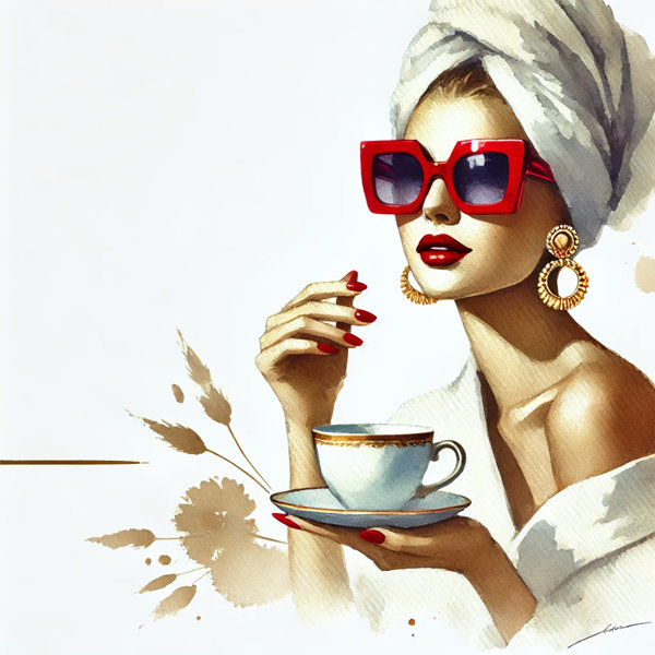 Mercer41 «Elegant Morning Ritual», art mural sur toile tendue - Wayfair ...