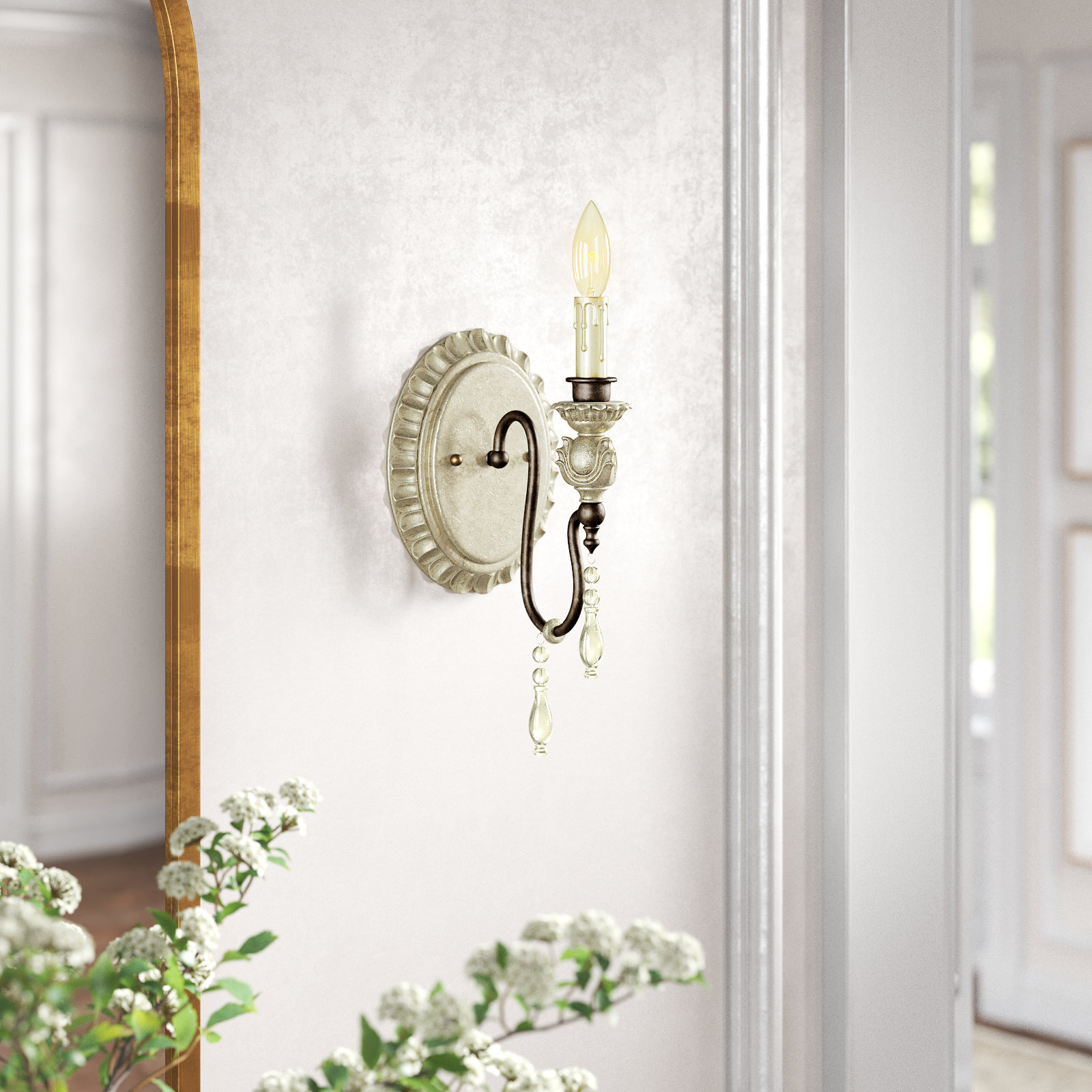 Kelly Clarkson Home Chantae Candle Wall Light & Reviews | Wayfair