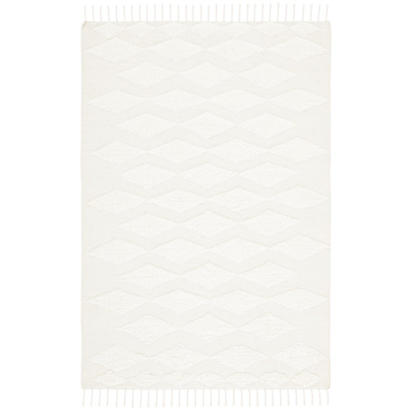 Dakota Fields Janis Hand Woven Wool Geometric Rug | Wayfair