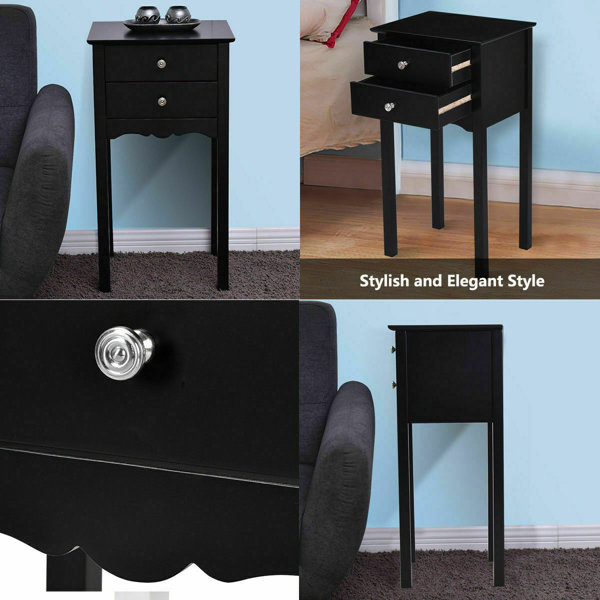August Grove® Volz Nightstand & Reviews | Wayfair