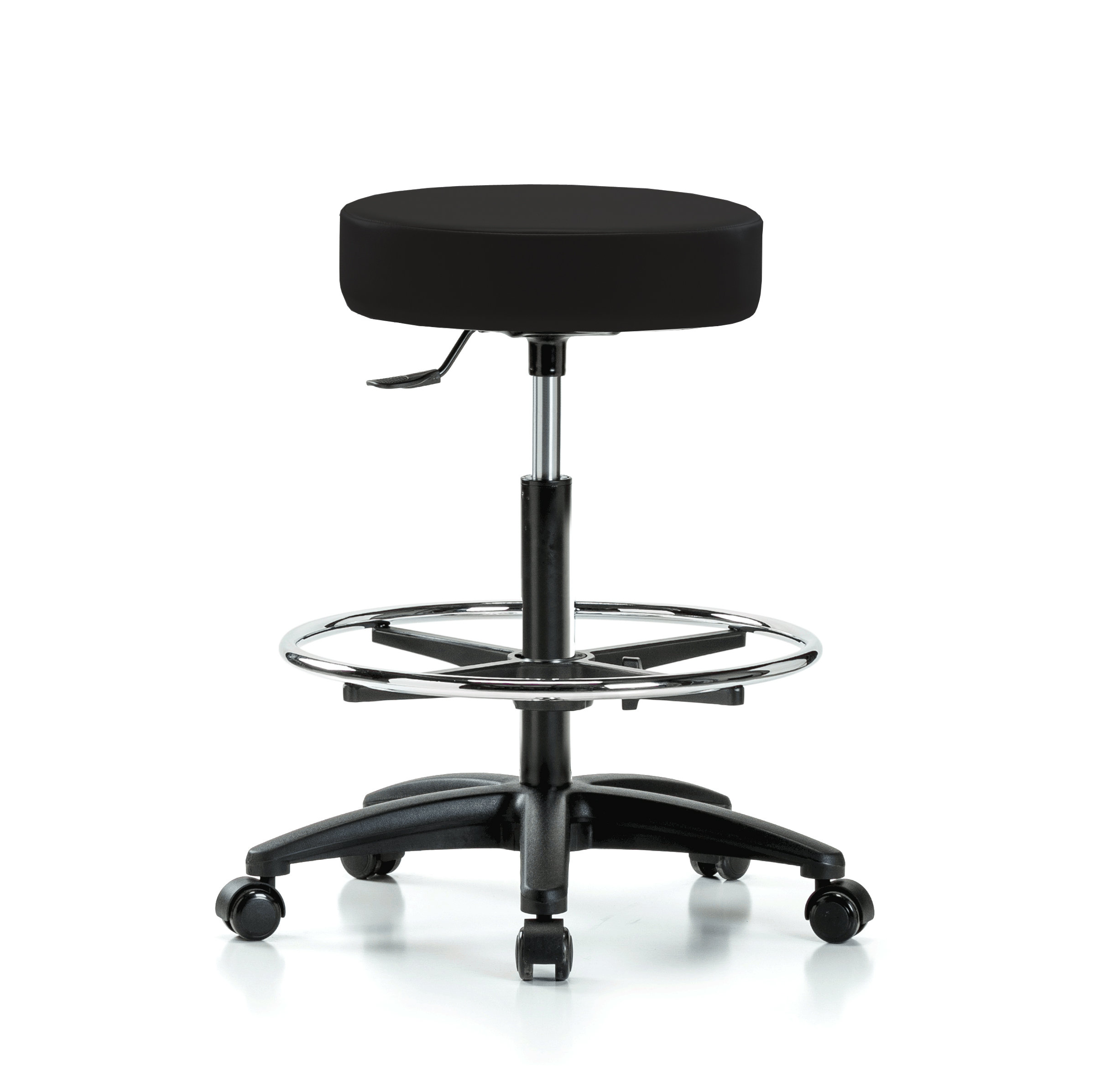 Perch Chairs & Stools Height Adjustable Swivel Stool with Foot Ring ...