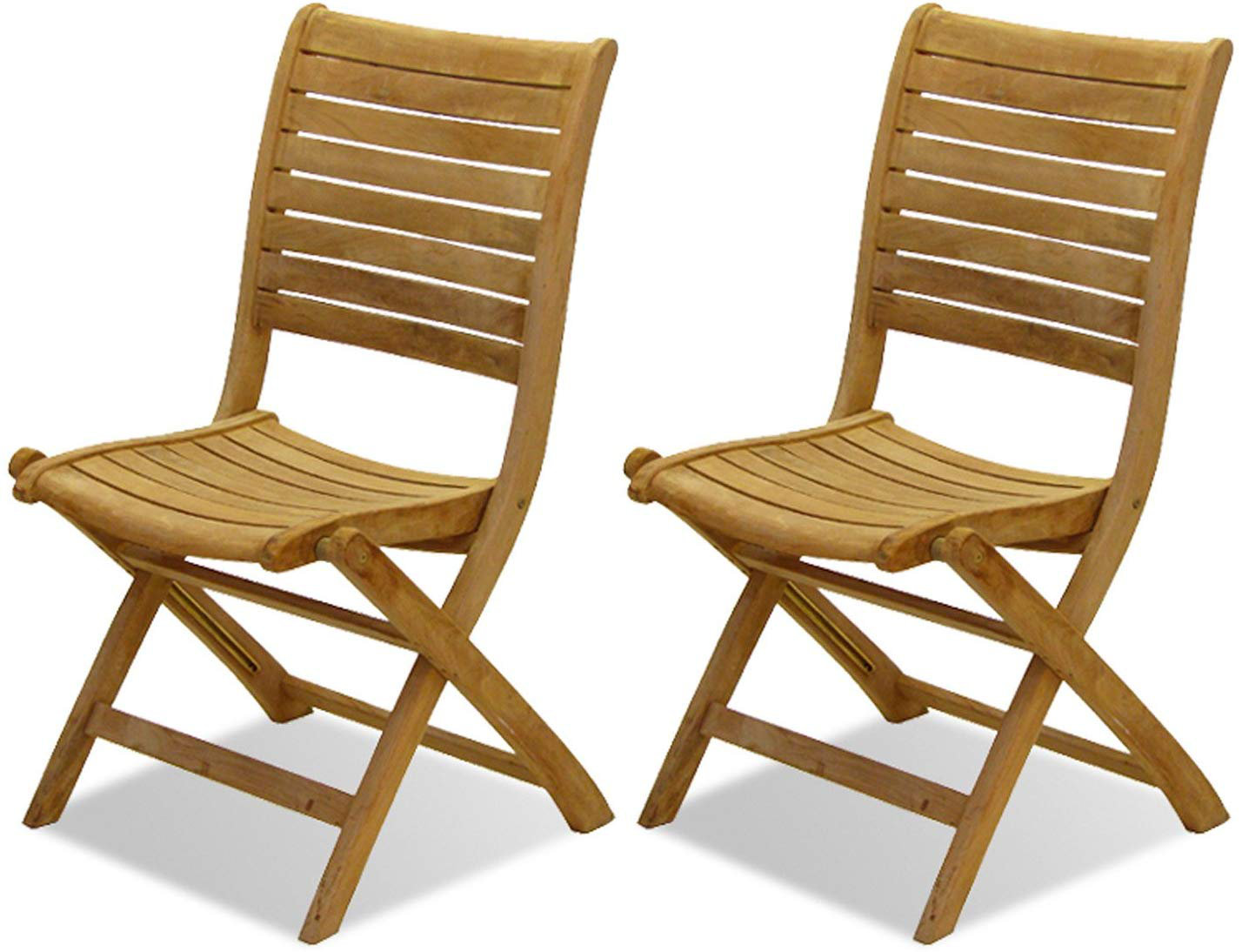 Longshore Tides Jax Teak Outdoor Dining Side Chair | Wayfair