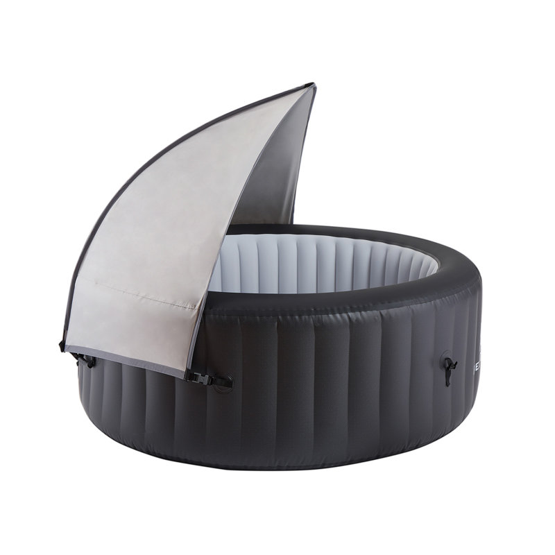 RELXTIME Hot Tub Canopy Shelter Sun Shade Outdoor Canopy With Mesh ...