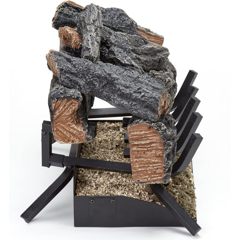 G & R PLUMBING ENTERPRISES, INC. Natural Gas Vented Fireplace Logs Set ...