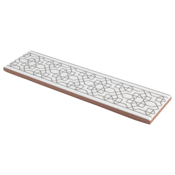 Merola Tile Sevillano 2"x 7-7/8" Ceramic Listello Wall Tile Trim in ...