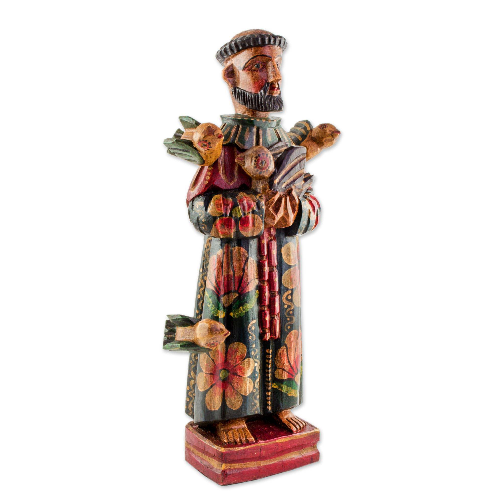 The Holiday Aisle® Beloved Saint Wood Figurine | Wayfair