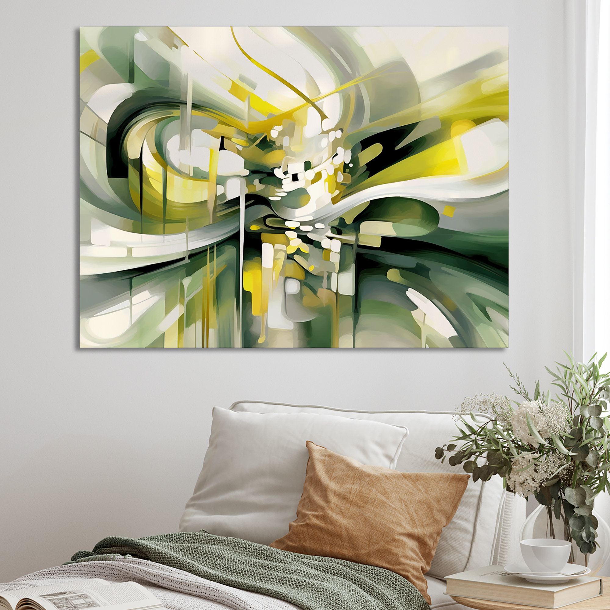Wrought Studio™ Dynamic Waveforms II - Scandinavian Canvas Wall Art ...