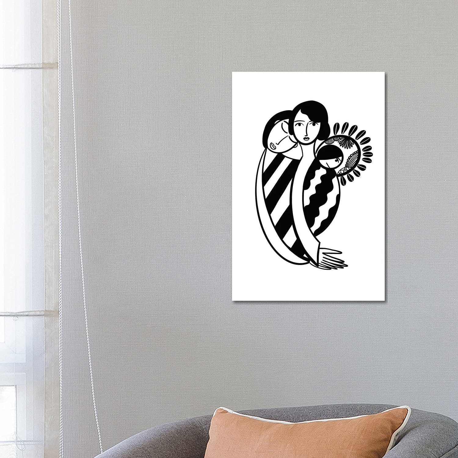 East Urban Home Families Stay Together by Dina Razin - Wrapped Canvas ...