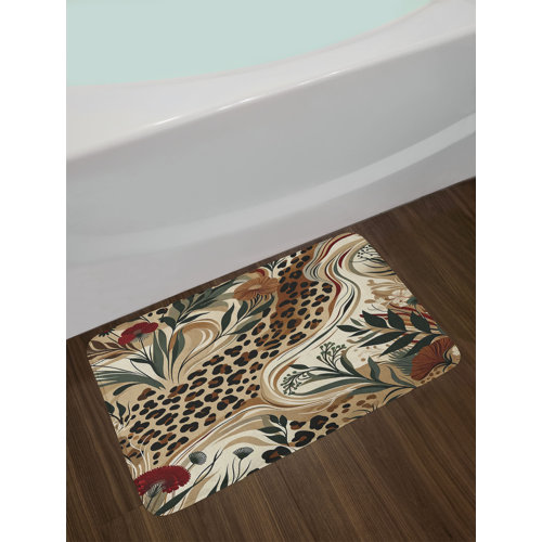 Animal Print Bath Rugs & Mats You'll Love | Wayfair