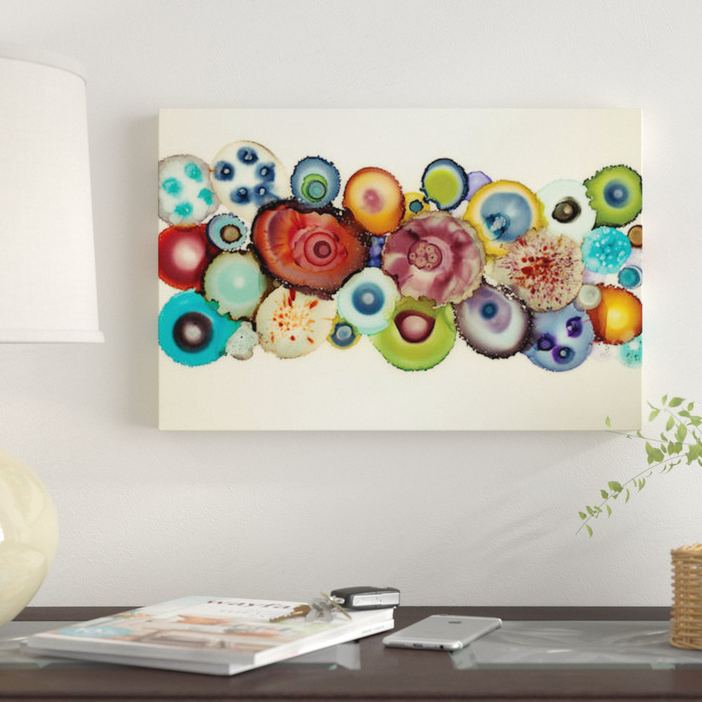 East Urban Home 'Red Path' By Laura Van Horne Gallery-Wrapped Canvas ...