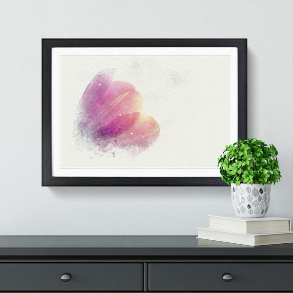 East Urban Home Pink Tulip Reaching for the Sun - Picture Frame Graphic ...