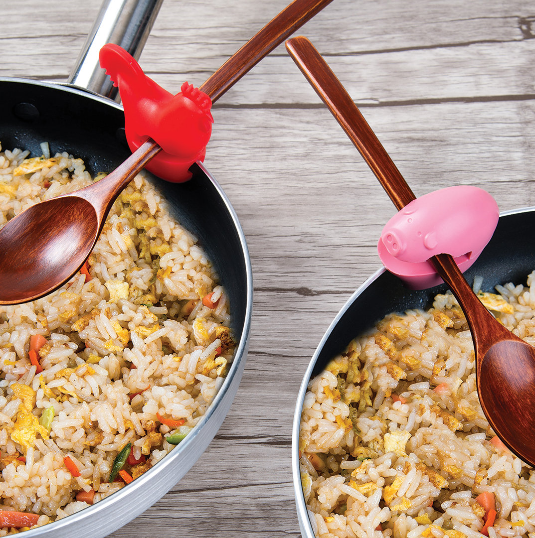 Fox Run Brands Fox Run 2 Piece Pig & Rooster Pot Clip | Wayfair