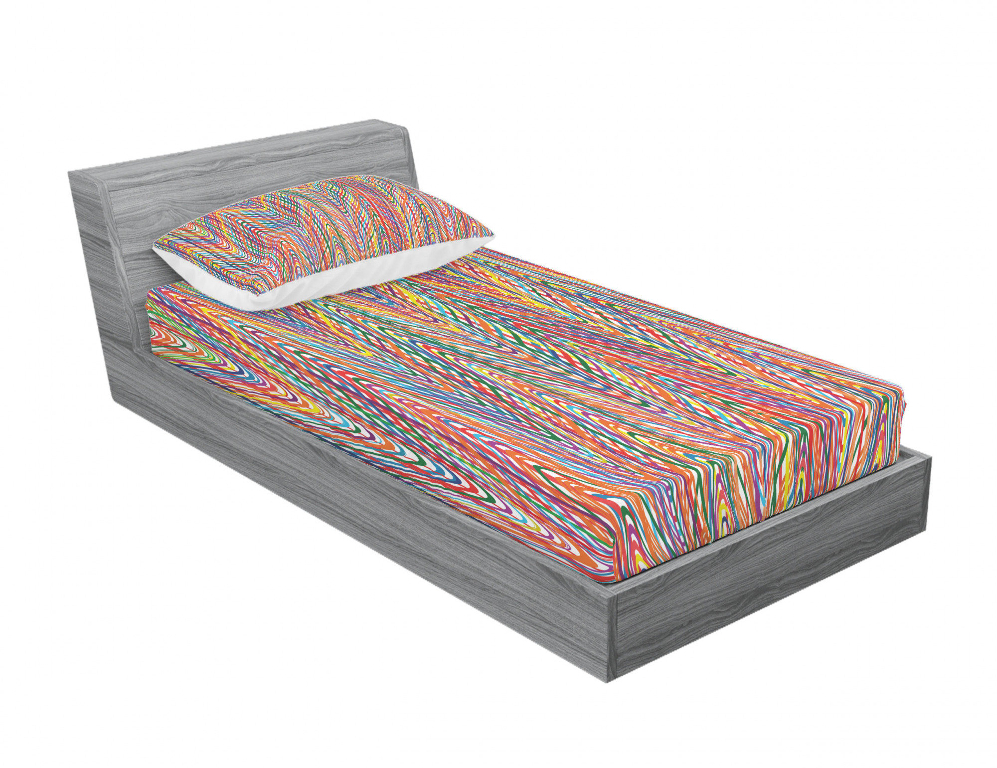 Ambesonne Funky Dotson Abstract Sheet Set | Wayfair