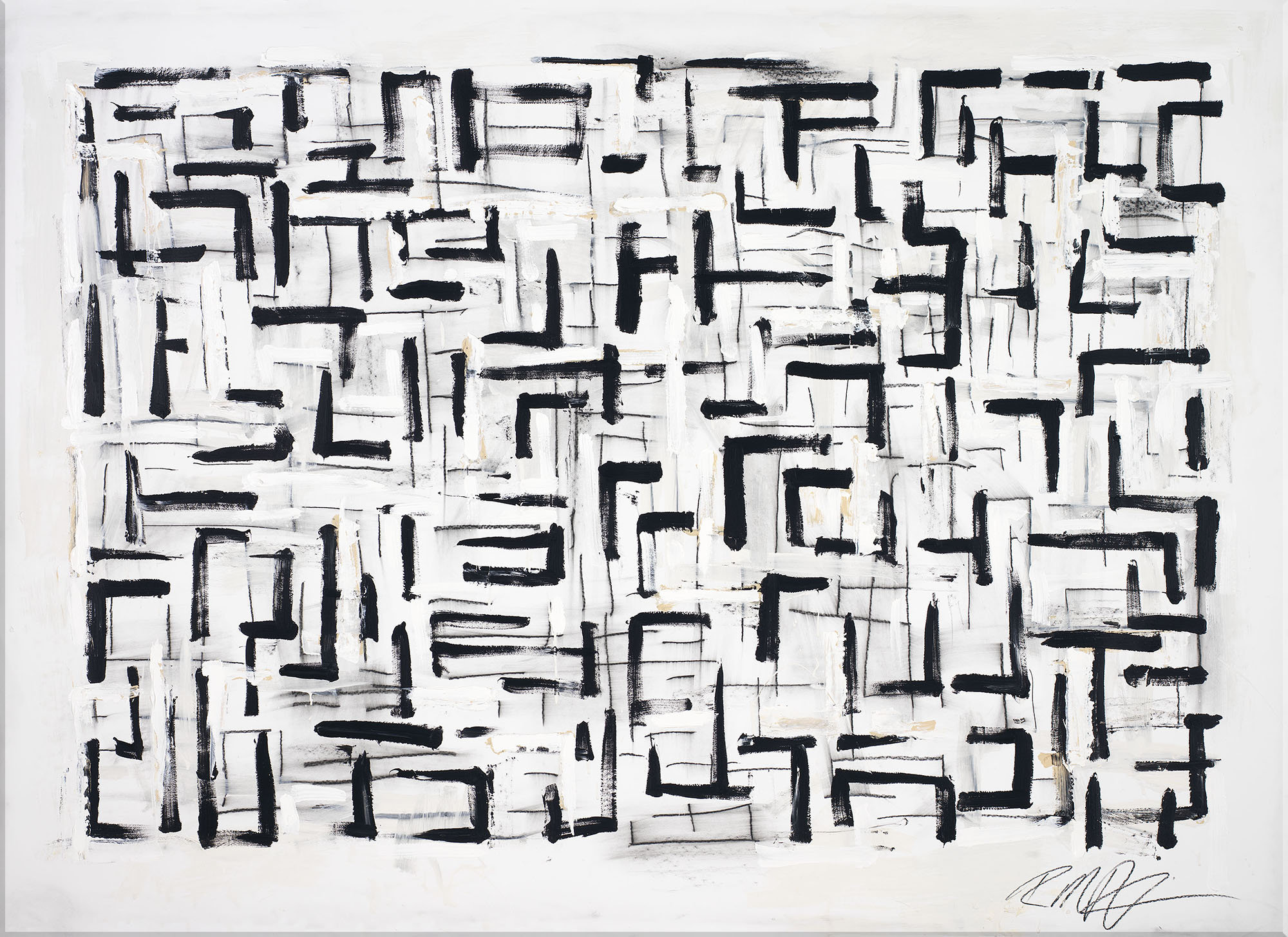 RFA Decor Abstract Weave by Robert Robinson - Wrapped Canvas Painting ...