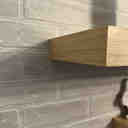 Millwood Pines Earnhardt Painted Wood Floating Shelves, Bathroom Wall ...