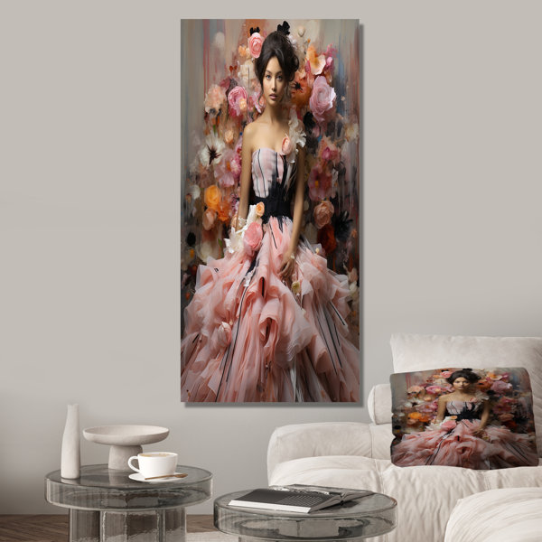 House of Hampton® Garden Of Couture Fashion Woman Portrait III - Dior ...