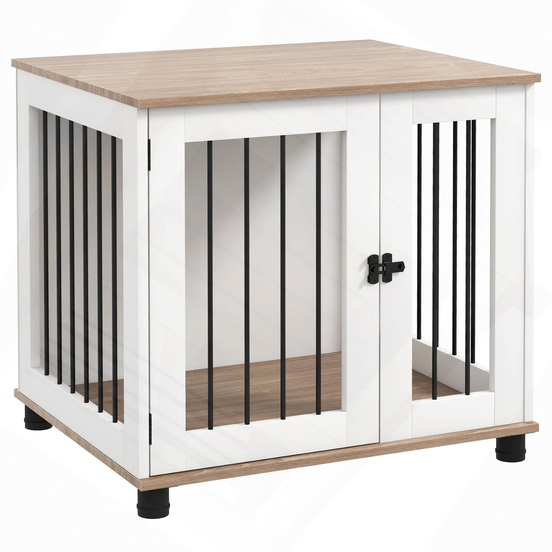17 Stories Dog Crate Furniture, Side Table Indoor Dog Kennel, End Table ...