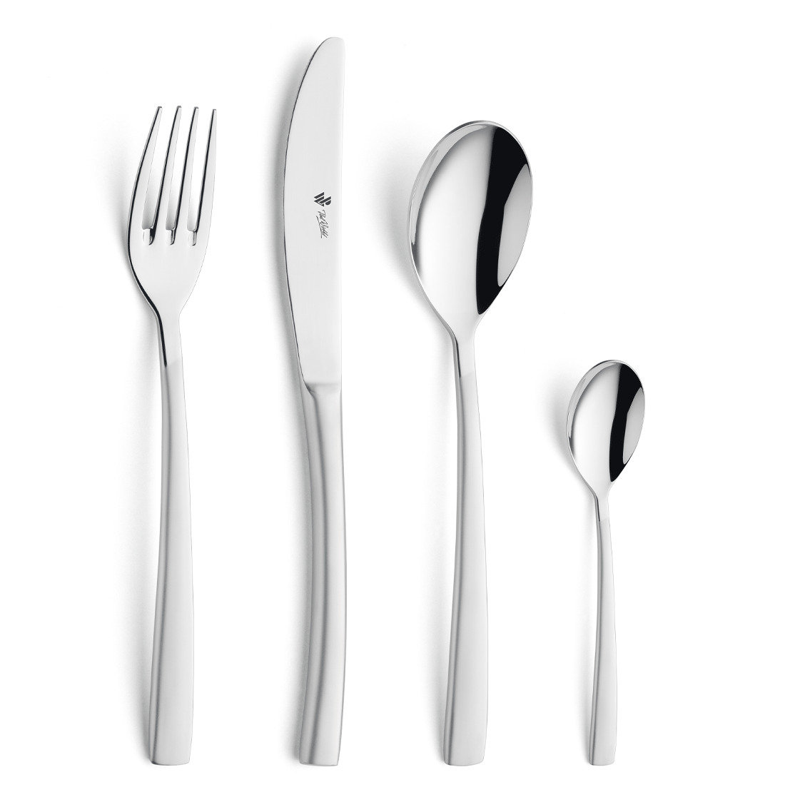 Paul Wirths 24-Piece 18/10 Stainless Steel Cutlery Set for 6 People ...