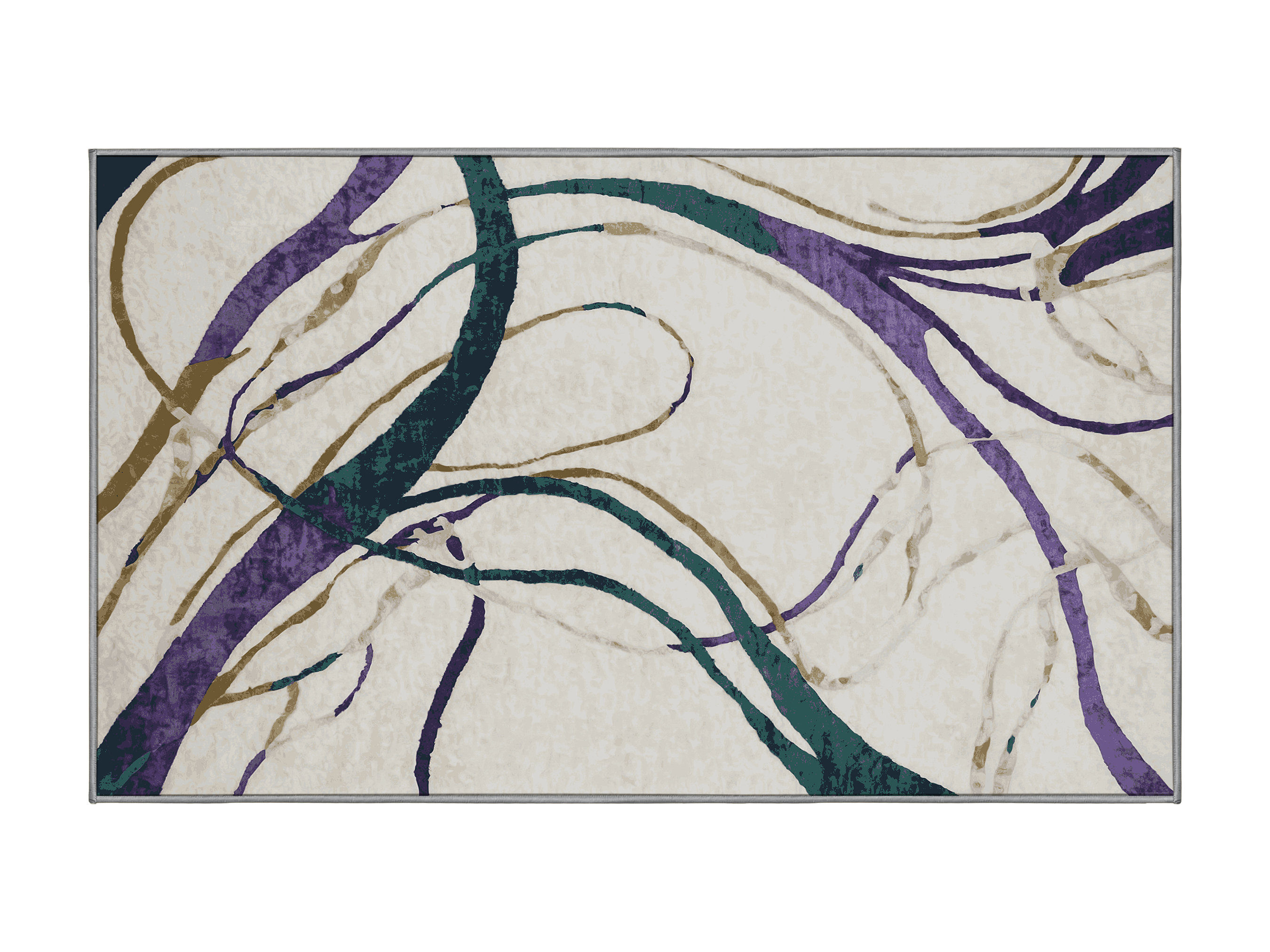 Orren Ellis Machine Washable Gray Area Rug | Wayfair