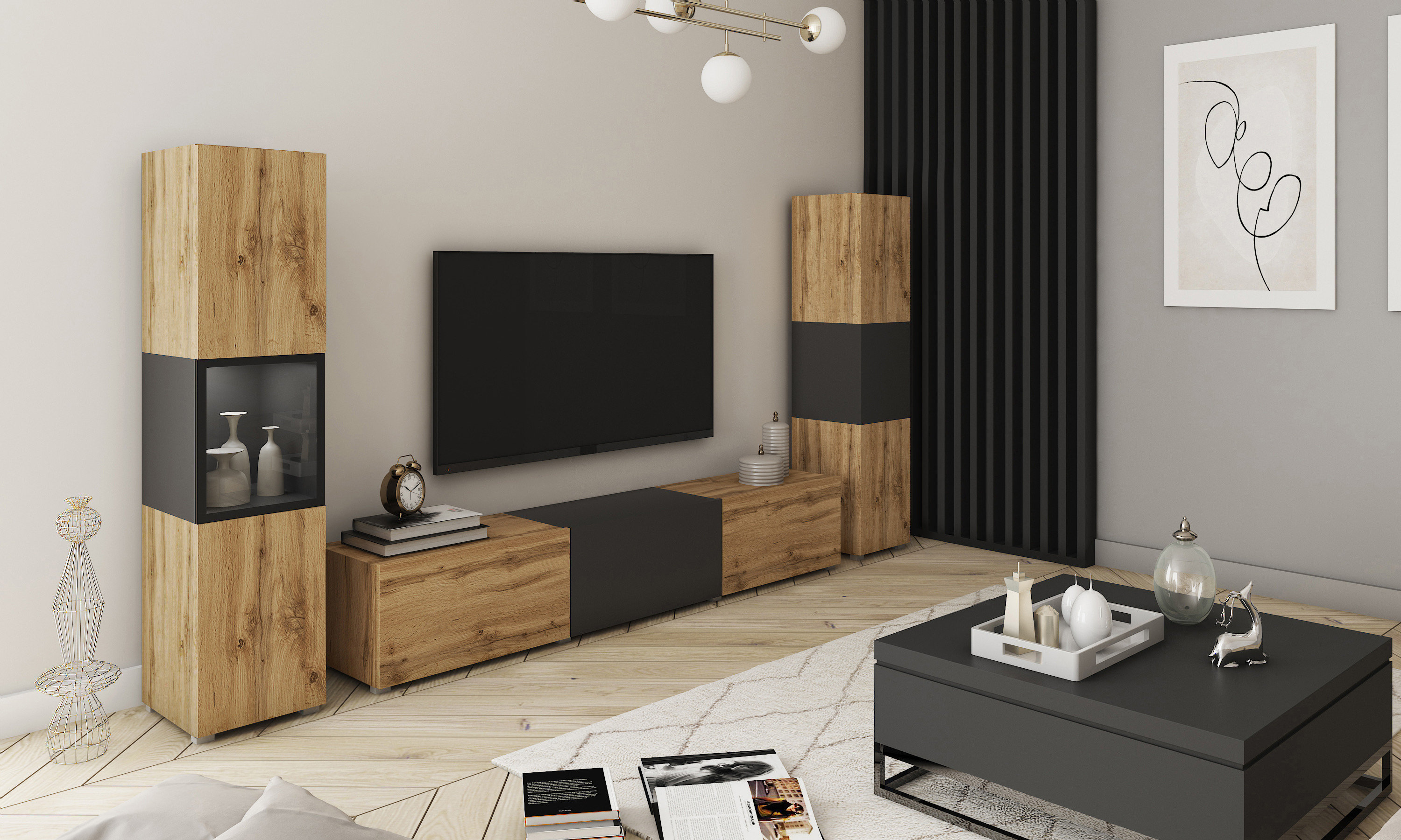 Brayden Studio Wallunit Set 3 Pcs. | Wayfair.co.uk