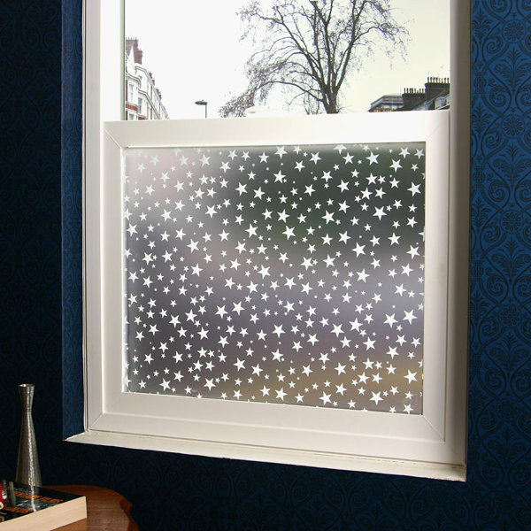 Stick Pretty Star Struck Privacy Window Film | Wayfair