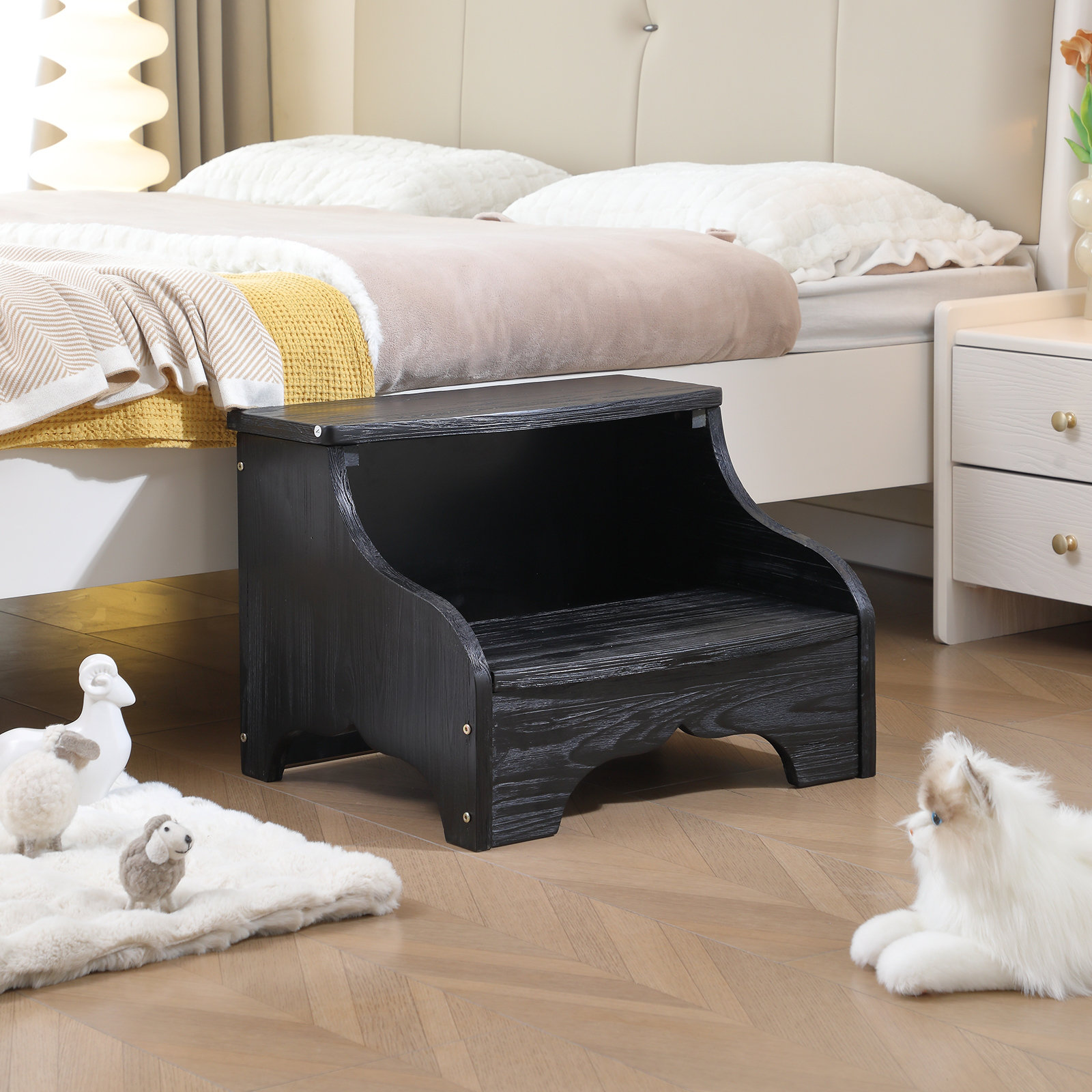 WFX Utility™ Solid Wood Classic Duty 2 Step Stool - Wayfair Canada