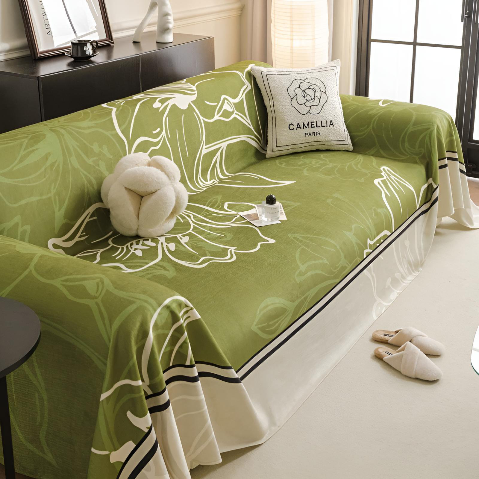 Lark Manor™ Full Sofa Cover Cloth, All-Inclusive Sofa Slipcover, All ...