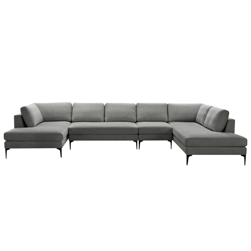 Mercury Row® Defeo 4 - Piece Upholstered Sectional | Wayfair