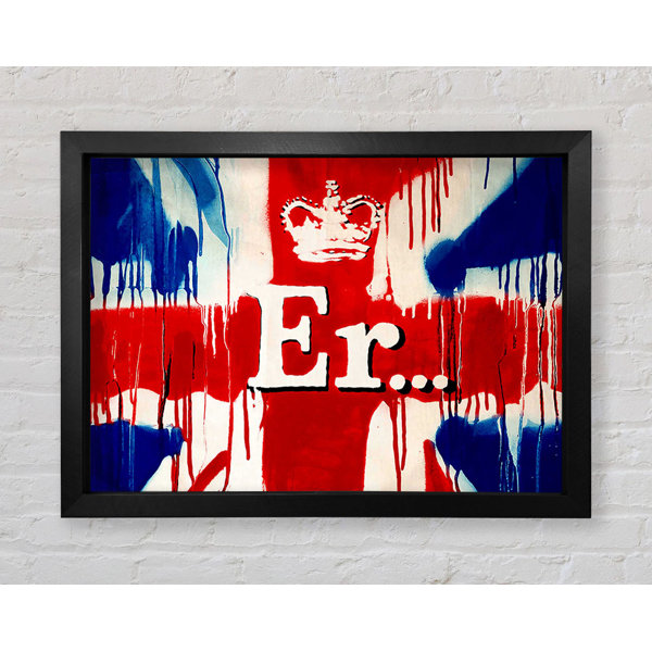 Happy Larry Er Flag Framed Print | Wayfair.co.uk