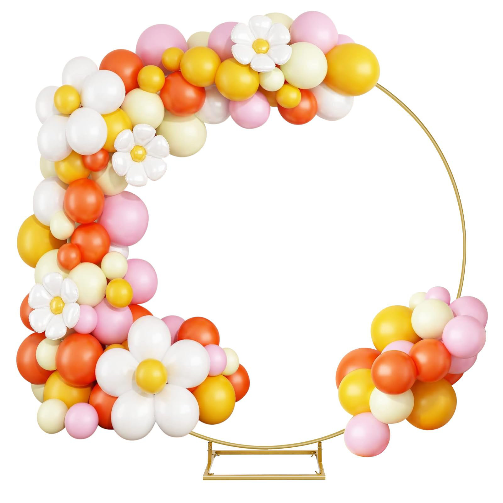 IFBECT 7ft Round Metal Backdrop Arch Stand | Wayfair