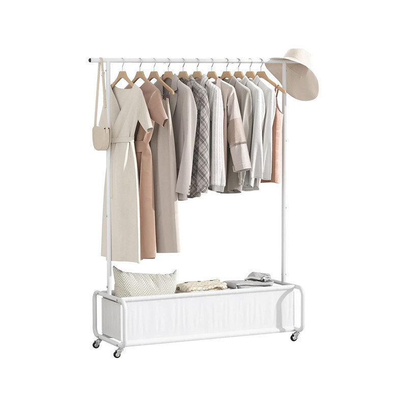 Rebrilliant Clothes Rack With Large Storage Bag, Clothes Organizer ...