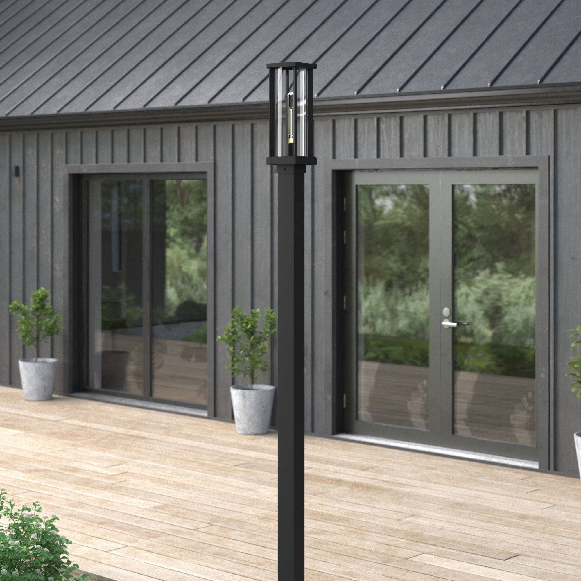 Mercury Row Esquibel 1-Light LED Lamp Post - Wayfair Canada