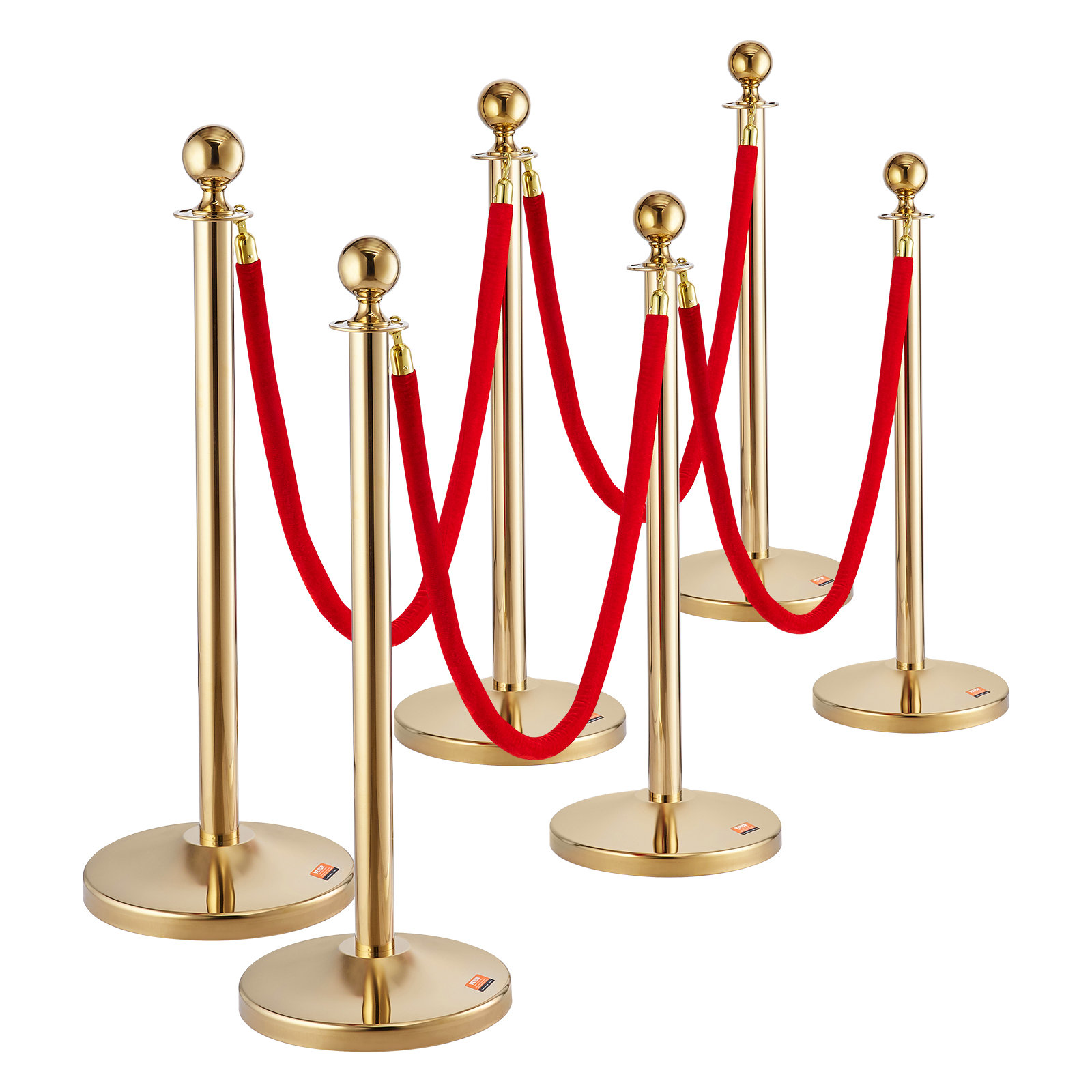 VEVOR 39'' H x 60'' W Stanchion System | Wayfair