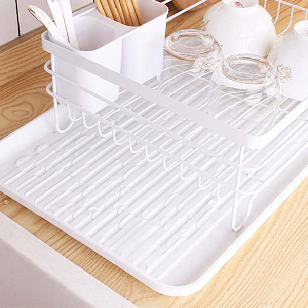 Belfry Kitchen Yohan Adjustable Stainless Steel Dish Rack | Wayfair.co.uk