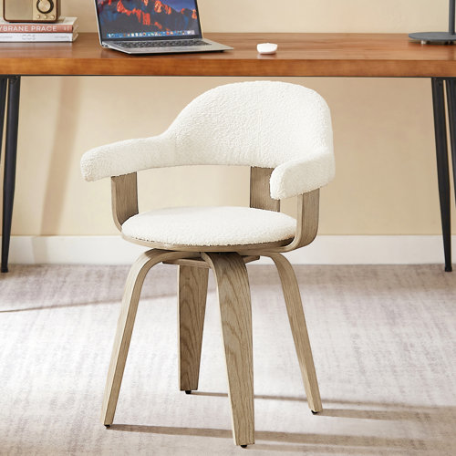 George Oliver Swivel Task Chair Home Office Desk Chair Armchair With ...