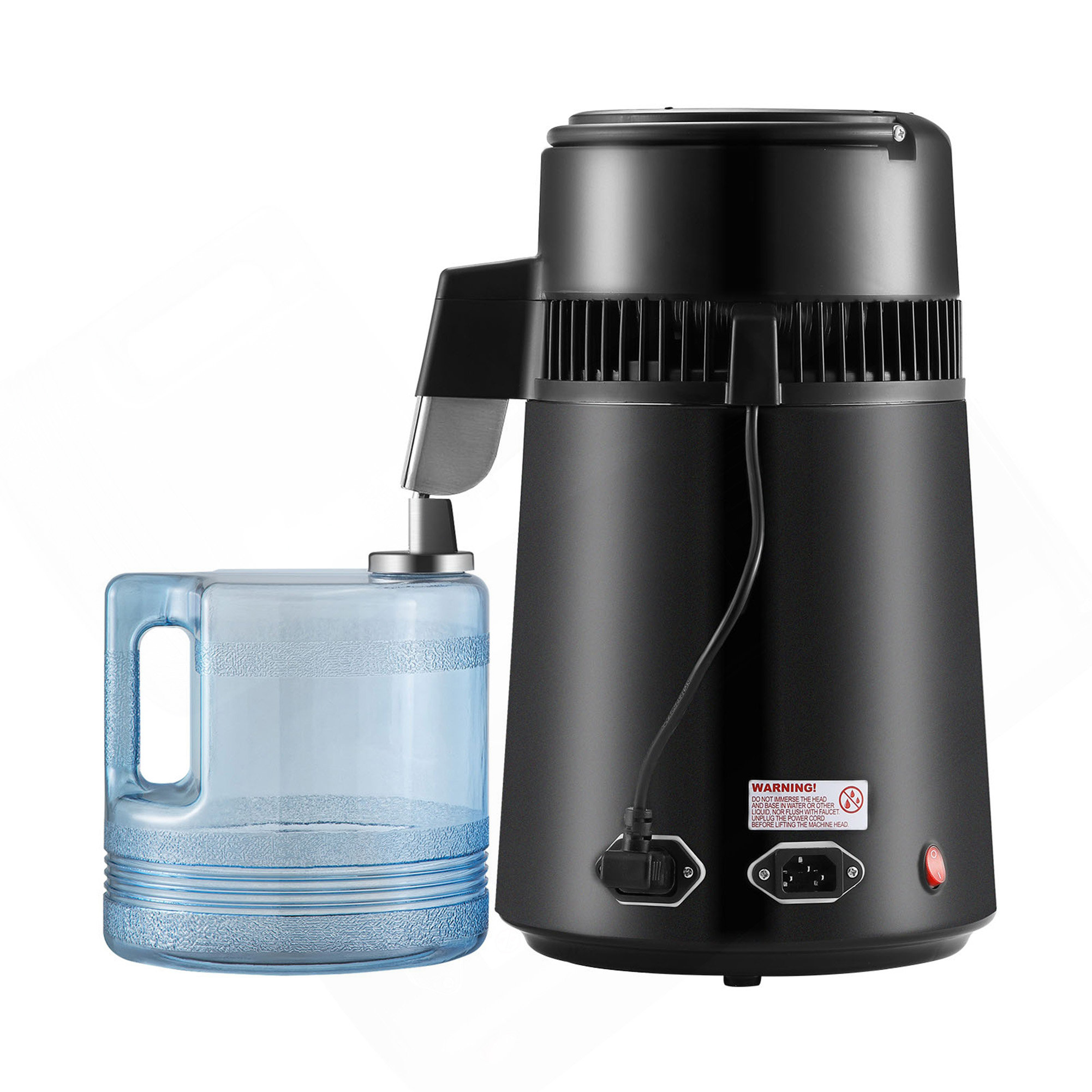 FOSHANZHENGONG Water Distiller, 4L 1.05 Gallon Pure Water Purifier ...