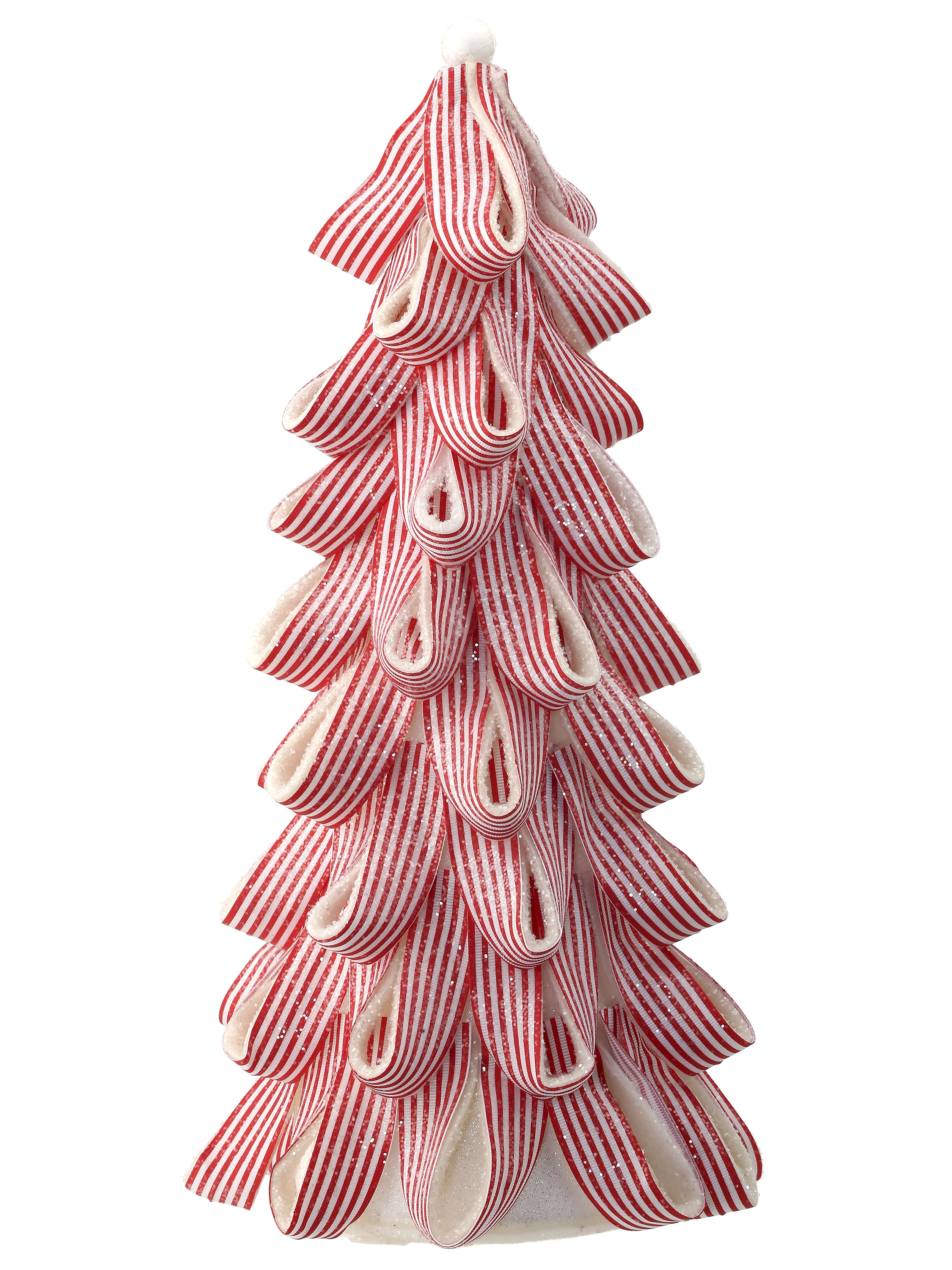 The Holiday Aisle® 17" Iced Peppermint Candy Ribbon Tree - Wayfair Canada