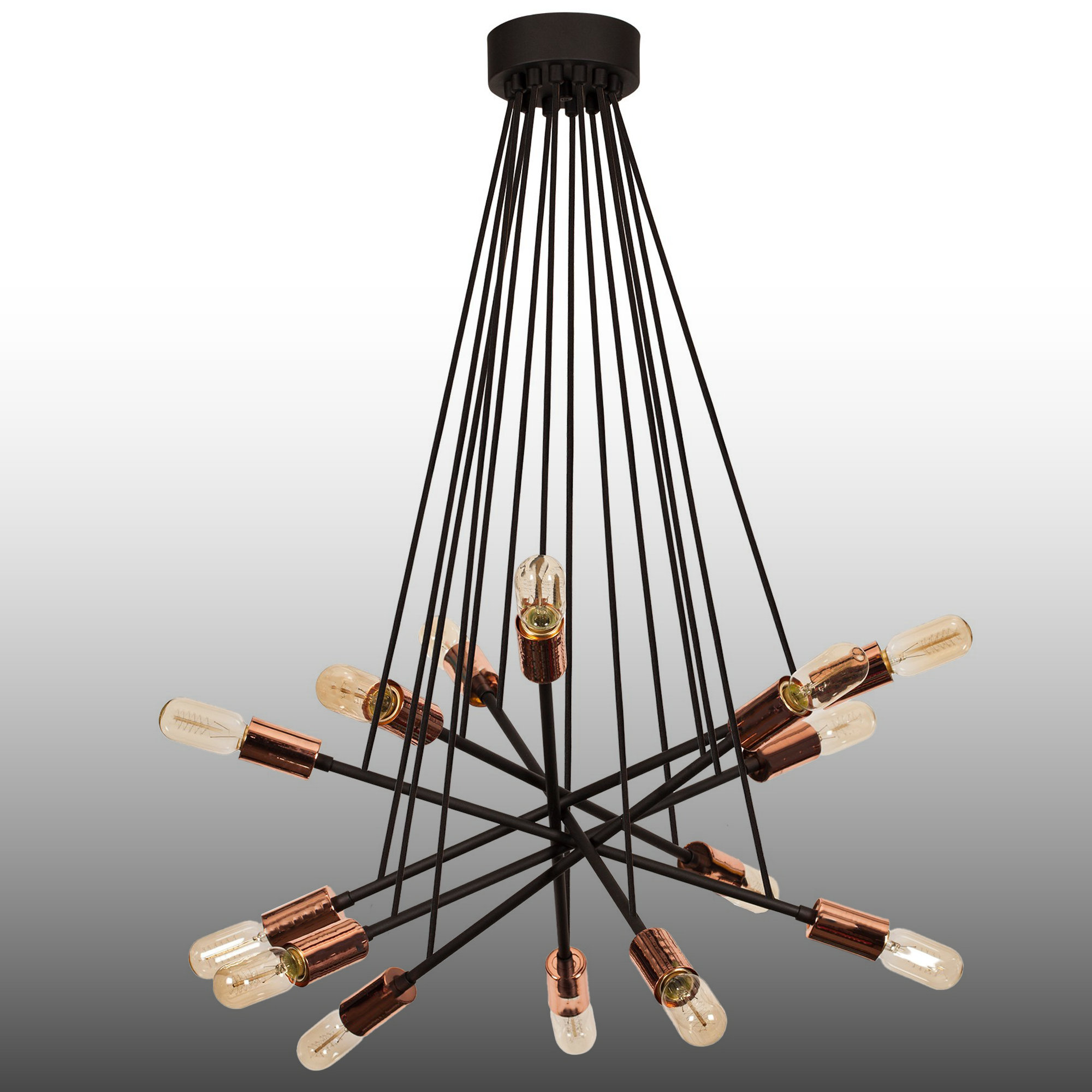 Corrigan Studio® Adjustable Height 14 Lights Metal Body Sputnik ...