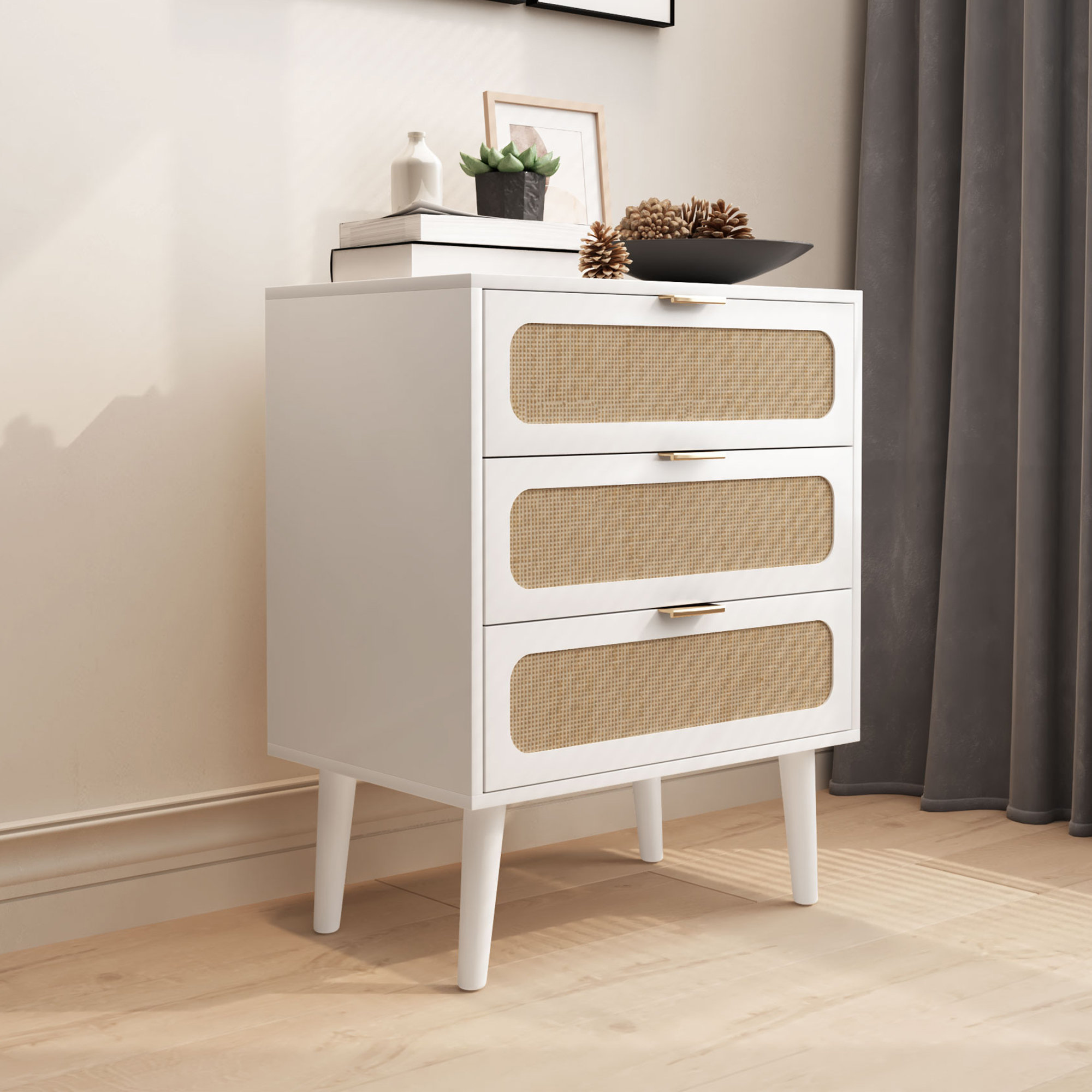 Bay Isle Home™ Wayment 3 Drawer 23.6'' W Dresser & Reviews - Wayfair Canada
