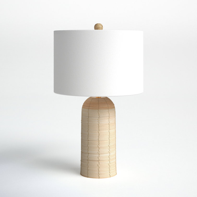 Birch Lane™ Riley Wicker/Rattan Table Lamp | Wayfair