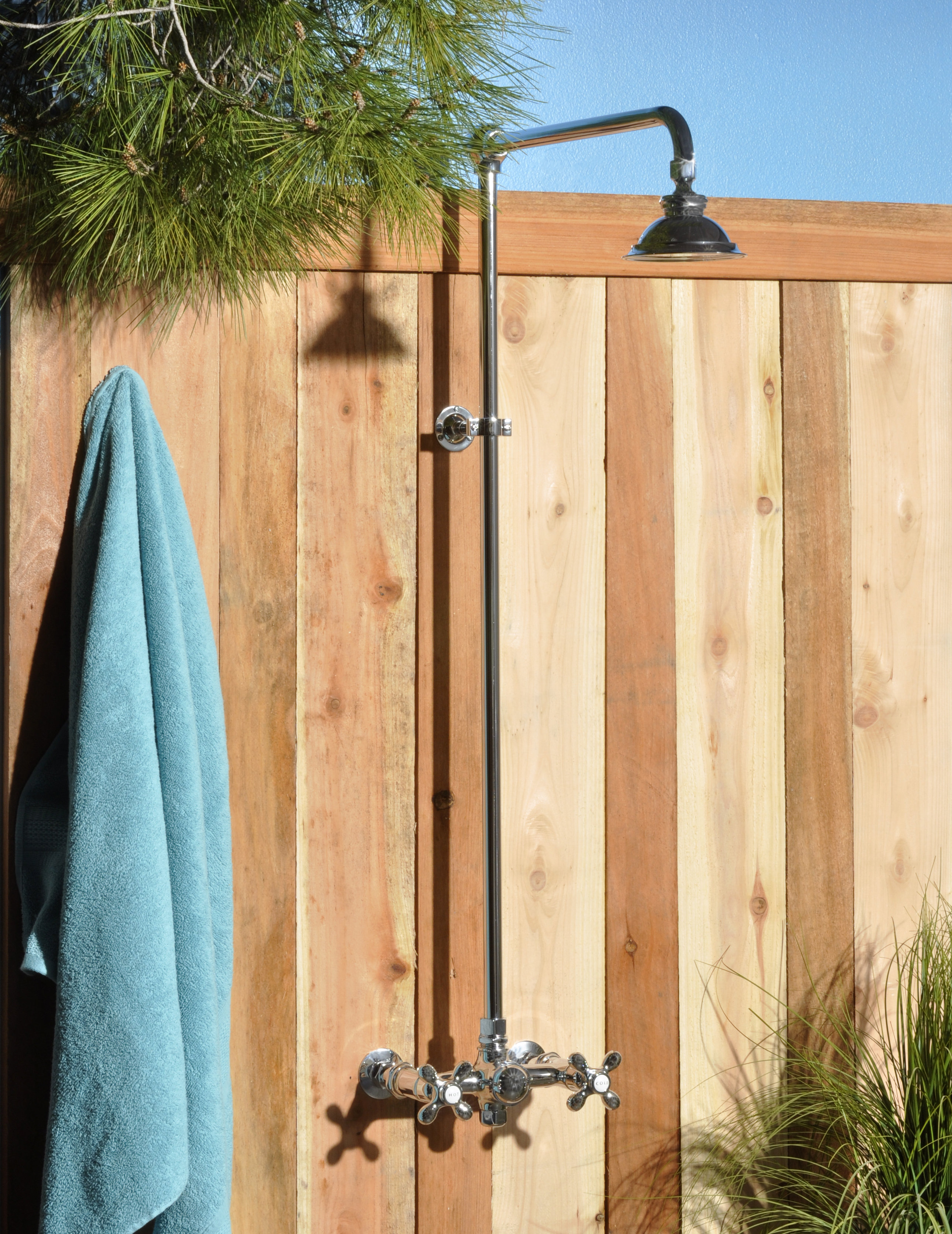 Strom Living Outdoor Exposed Volume Control Complete Shower System with ...