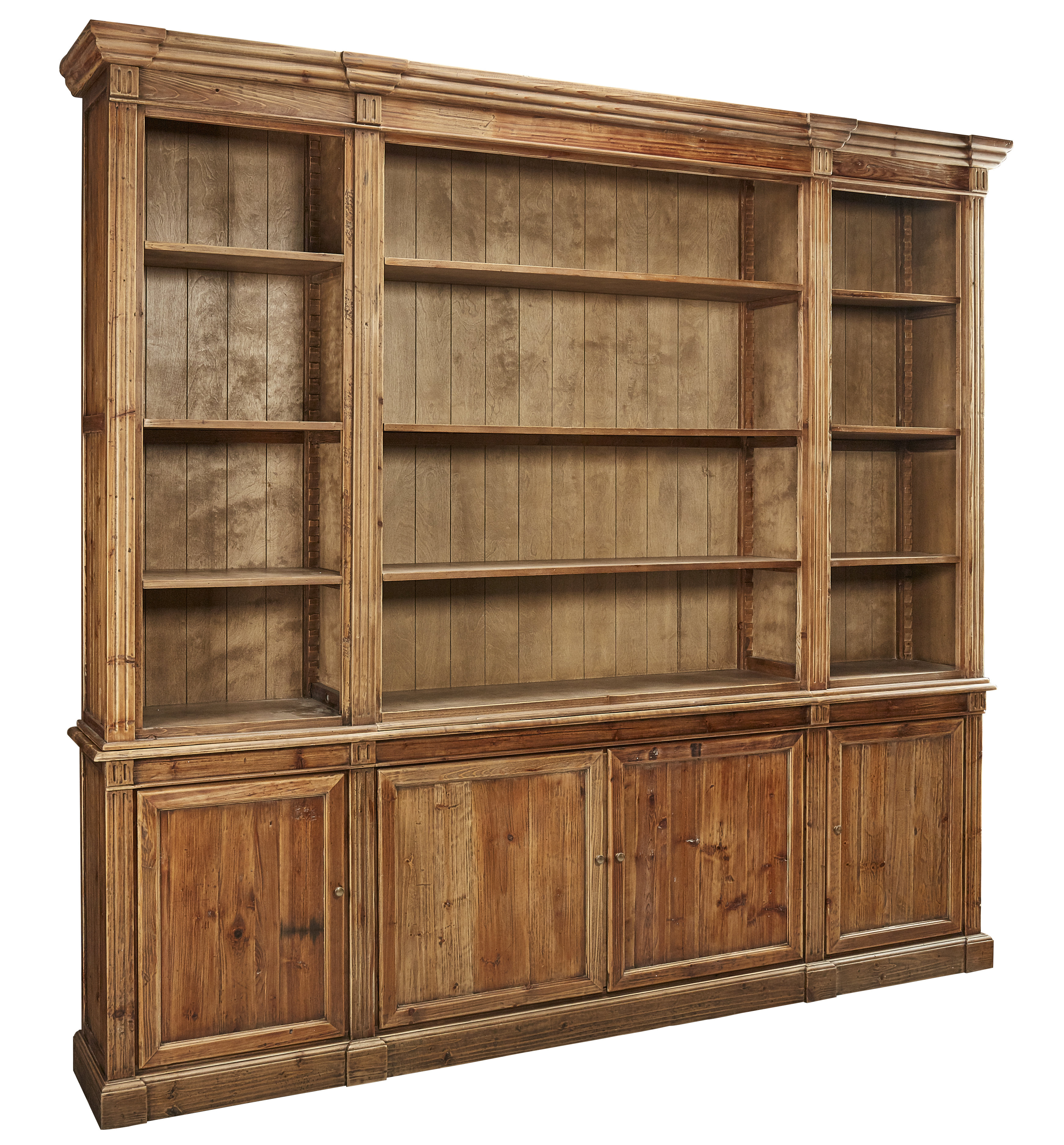 Laurel Foundry Modern Farmhouse Linder 95" H x 102.5" W Solid Wood ...