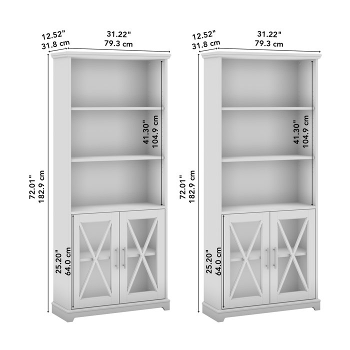 Laurel Foundry Modern Farmhouse Kistner Storage Bookcase | Wayfair